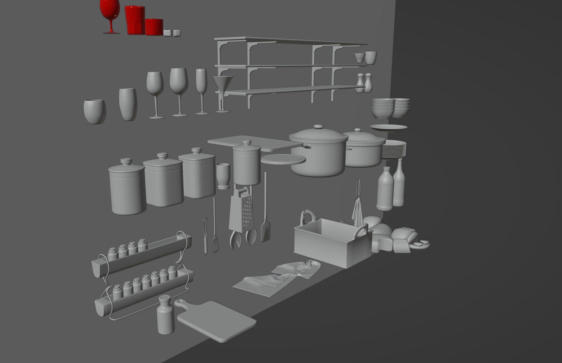 ArtStation - Kitchen Asset Pack | Game Assets