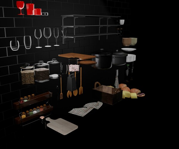 ArtStation - Kitchen Asset Pack | Game Assets