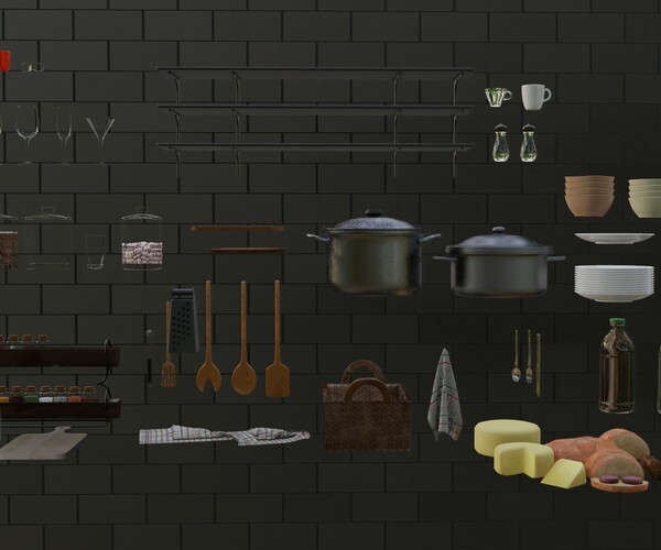 ArtStation - Kitchen Asset Pack | Game Assets