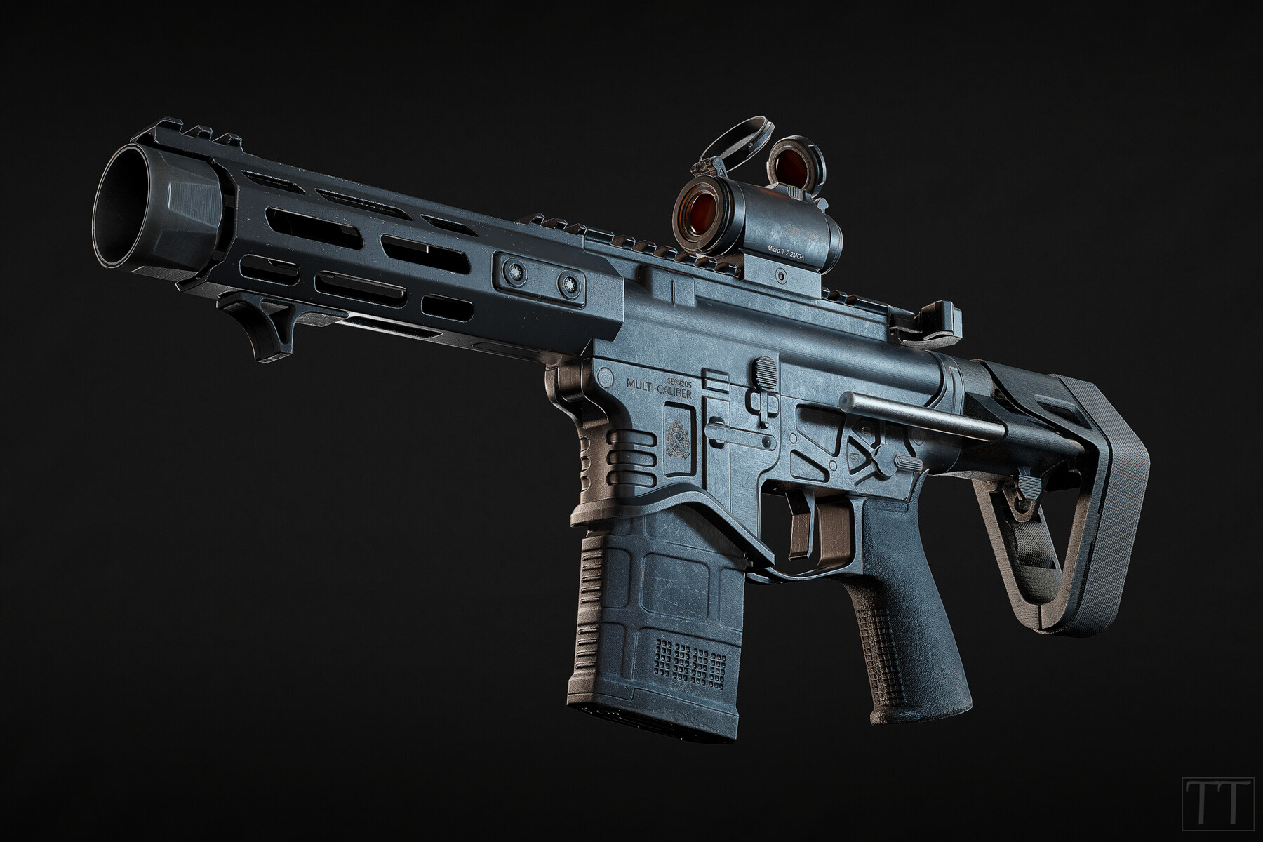 ArtStation - Saint Edge PDW (Free Asset) | Game Assets