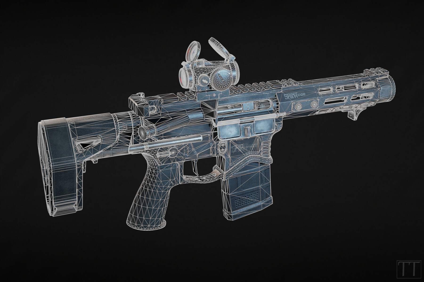 ArtStation - Saint Edge PDW (Free Asset) | Game Assets