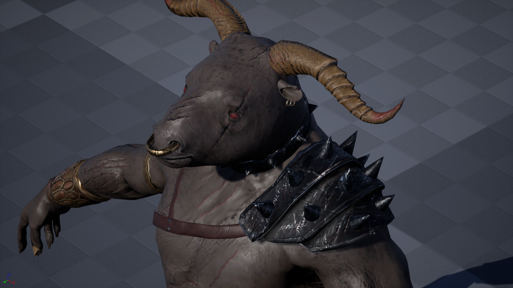 ArtStation - Minotaur 3D Model | Game Assets