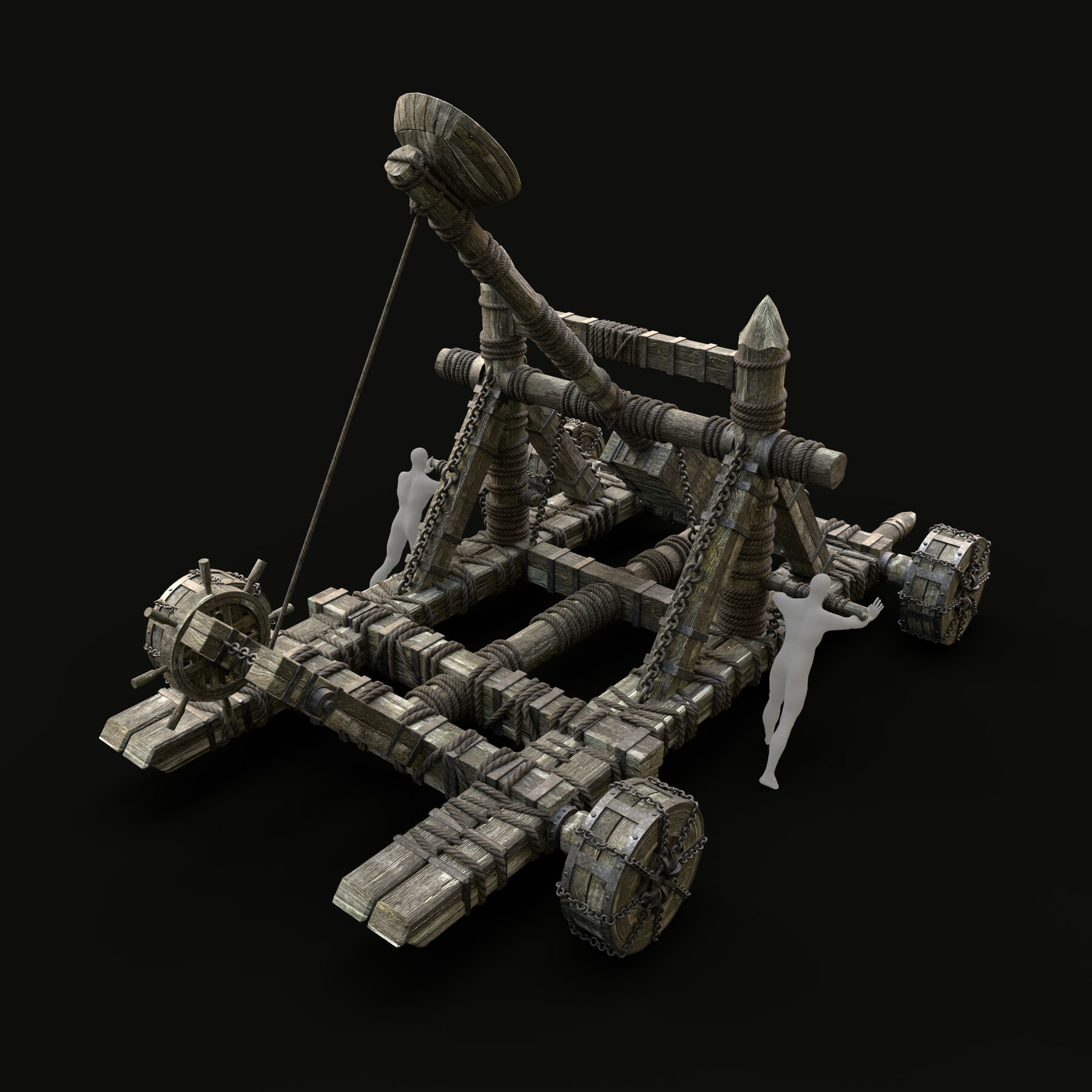 ArtStation - CATAPULT WAR MACHINE SIEGE ENGINE PACK COLLECTION AAA ...