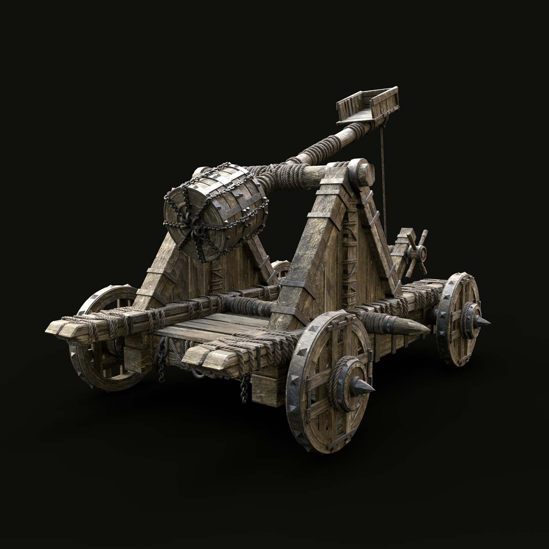 ArtStation - CATAPULT WAR MACHINE SIEGE ENGINE PACK COLLECTION AAA ...