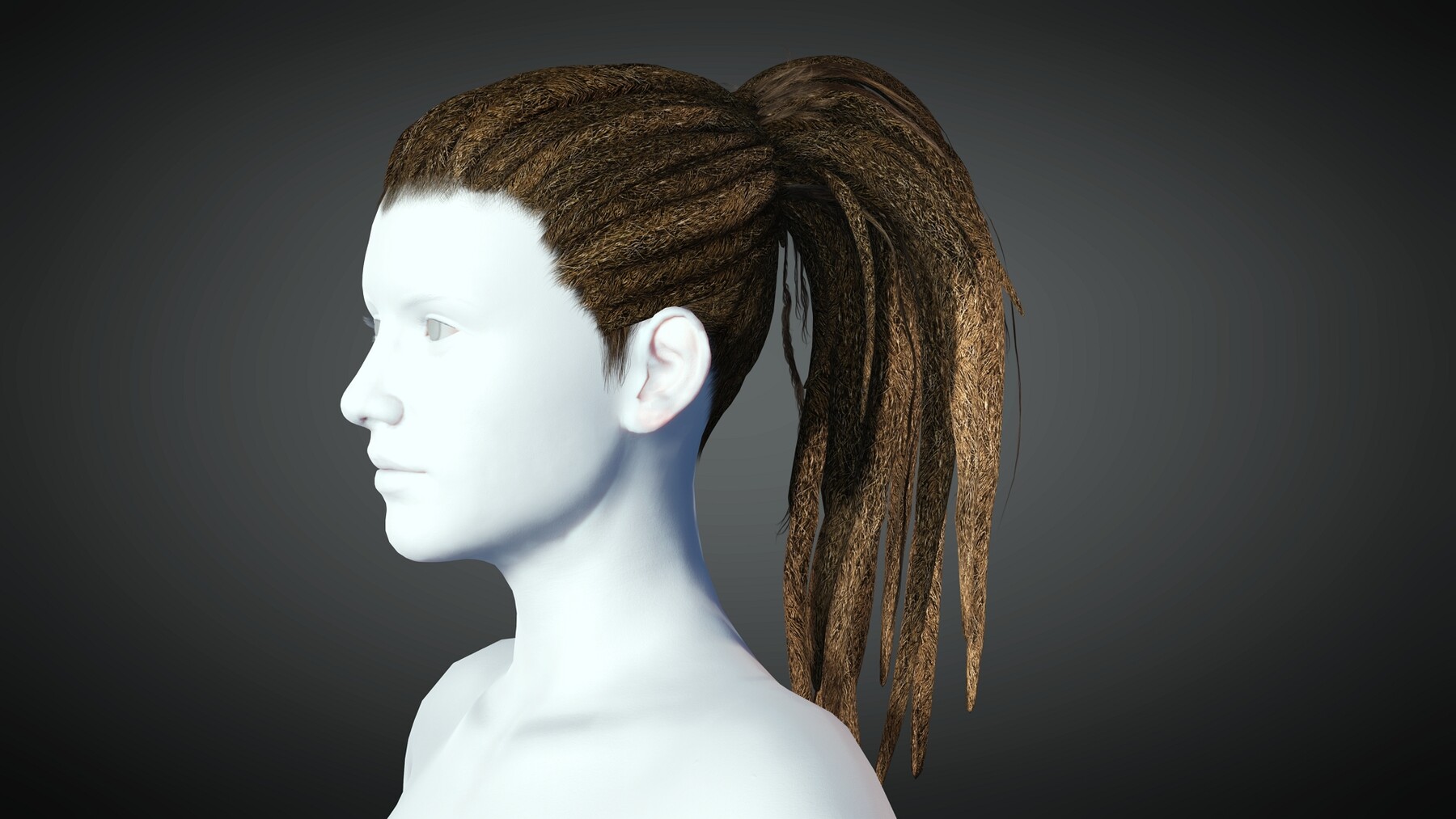 ArtStation - Dreads Hair Rasta low poly | Resources