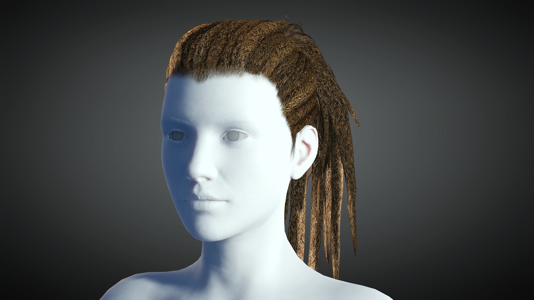 ArtStation - Dreads Hair Rasta low poly | Resources