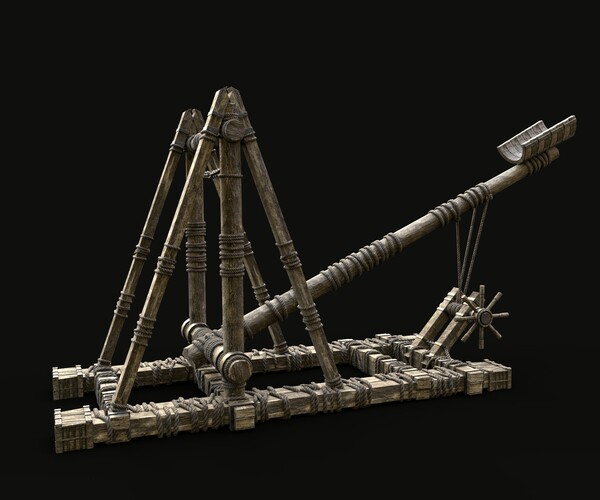 ArtStation - CATAPULT WAR MACHINE SIEGE ENGINE PACK COLLECTION AAA ...