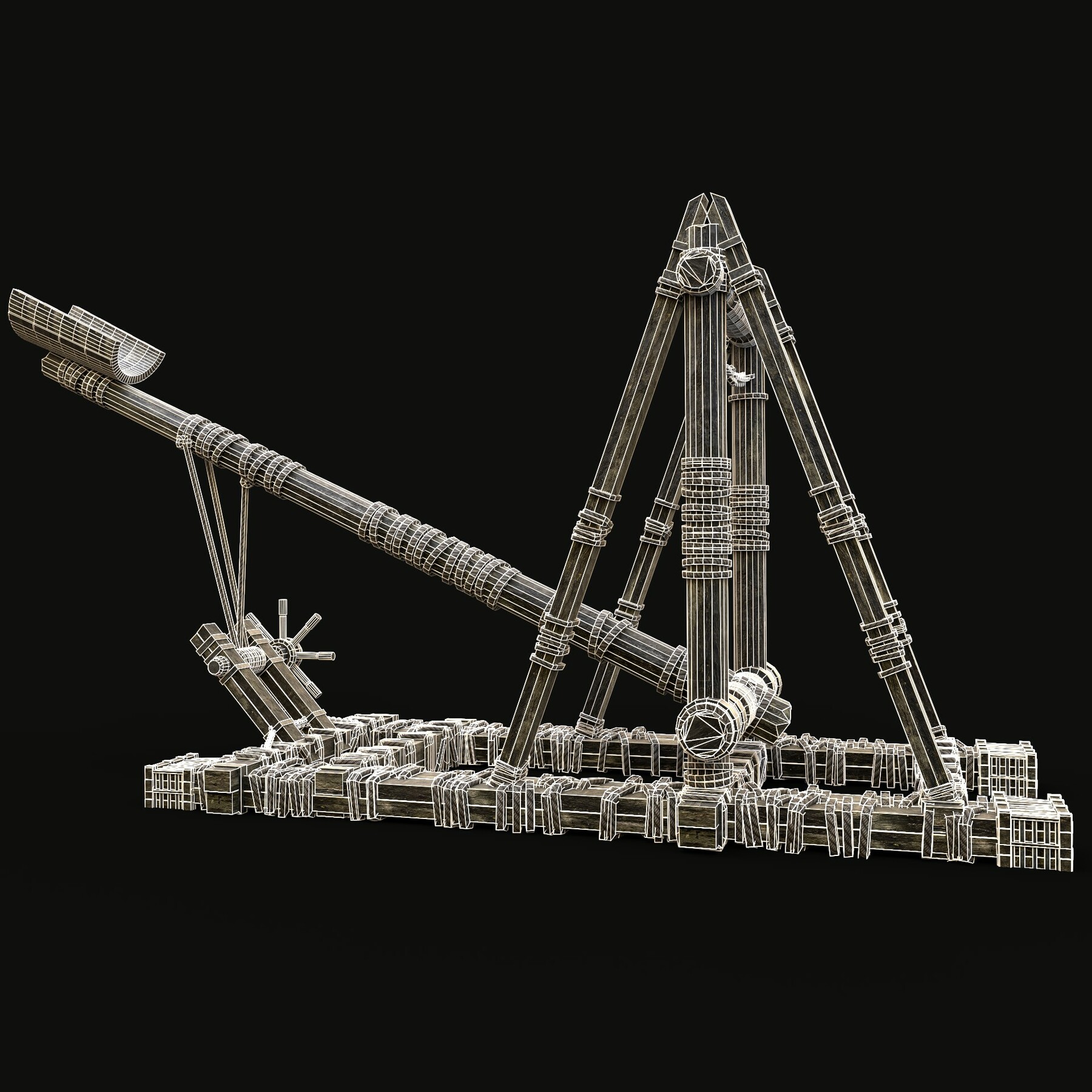 ArtStation - CATAPULT WAR MACHINE SIEGE ENGINE PACK COLLECTION AAA ...