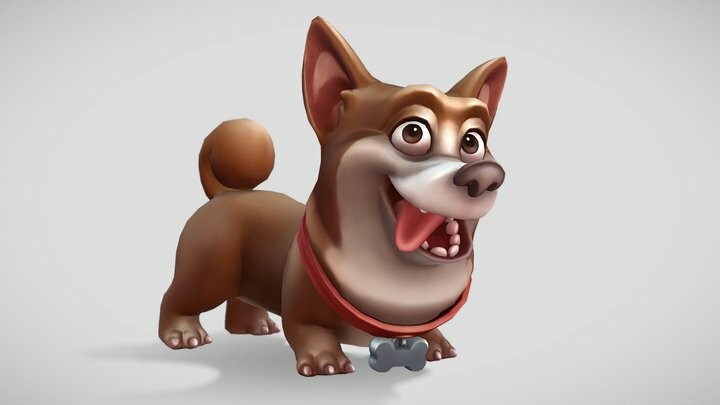 ArtStation - Cartoon Dogs | Game Assets