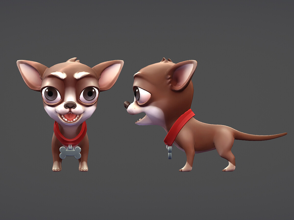 ArtStation - Cartoon Dogs | Game Assets