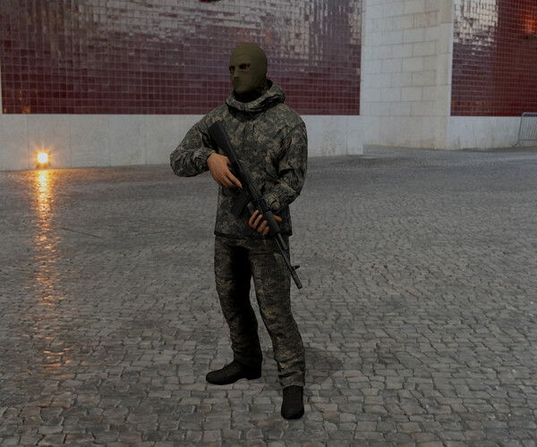 ArtStation - Terrorist | Game Assets