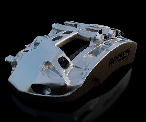 ArtStation - AP Racing Caliper CP9665 2 colour and Dirt Map | Resources