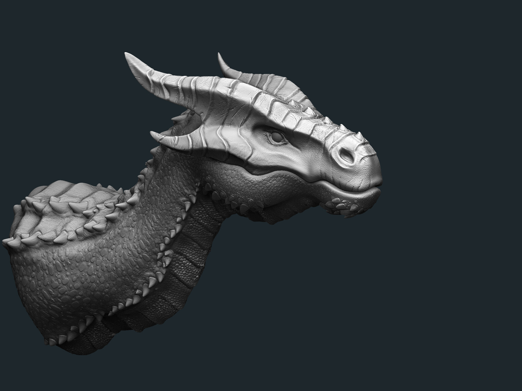 ArtStation - Dragon Head | Resources