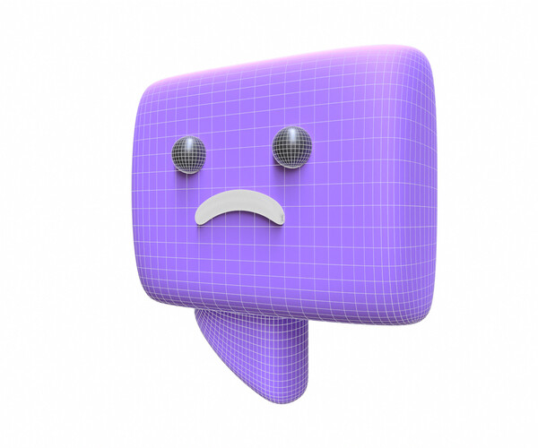 ArtStation - Sad Emoji Message Box | Resources