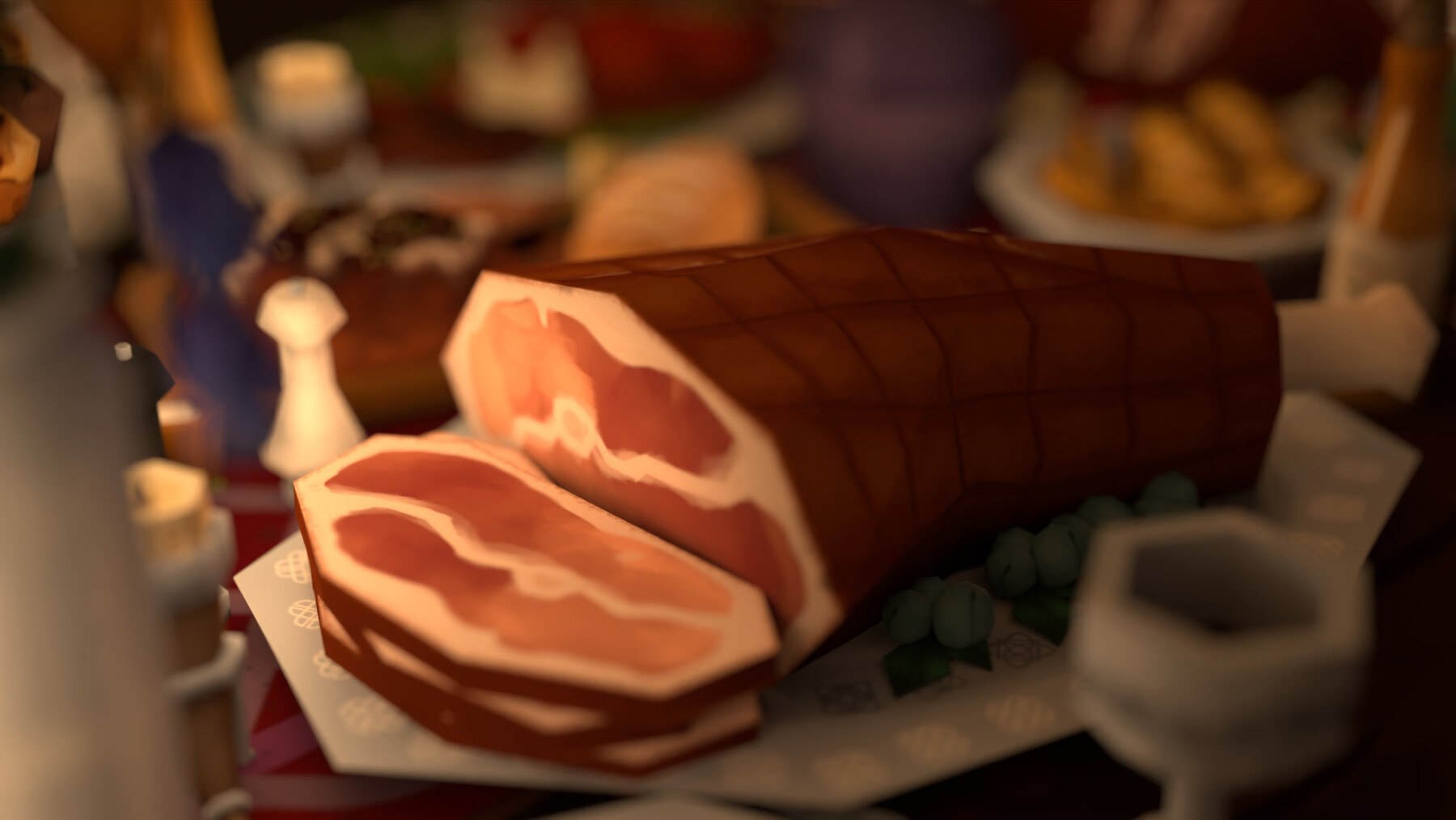 ArtStation - Fantasy Feast Food and Tableware Asset | Game Assets