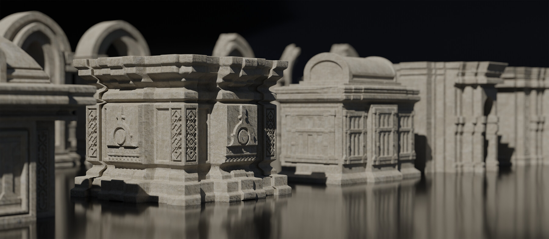ArtStation - Ancient Indian Temple Architecture - 3D Kitbashing Asset ...