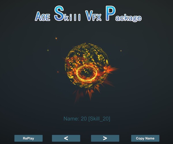 ArtStation - AOE Skill VFX Package | Game Assets