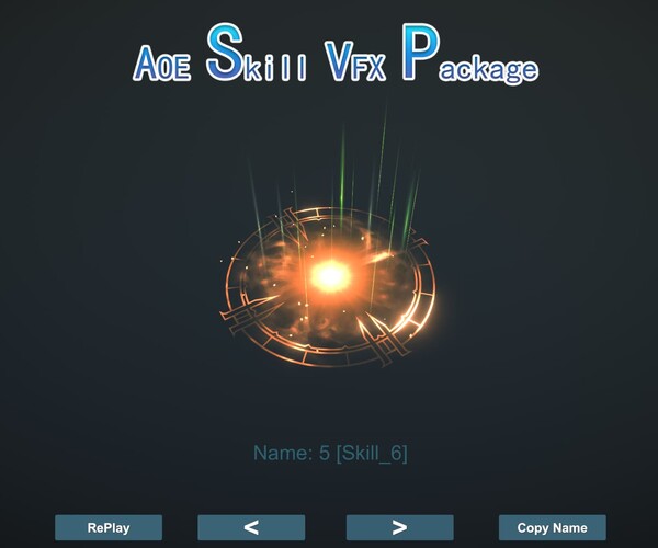 ArtStation - AOE Skill VFX Package | Game Assets