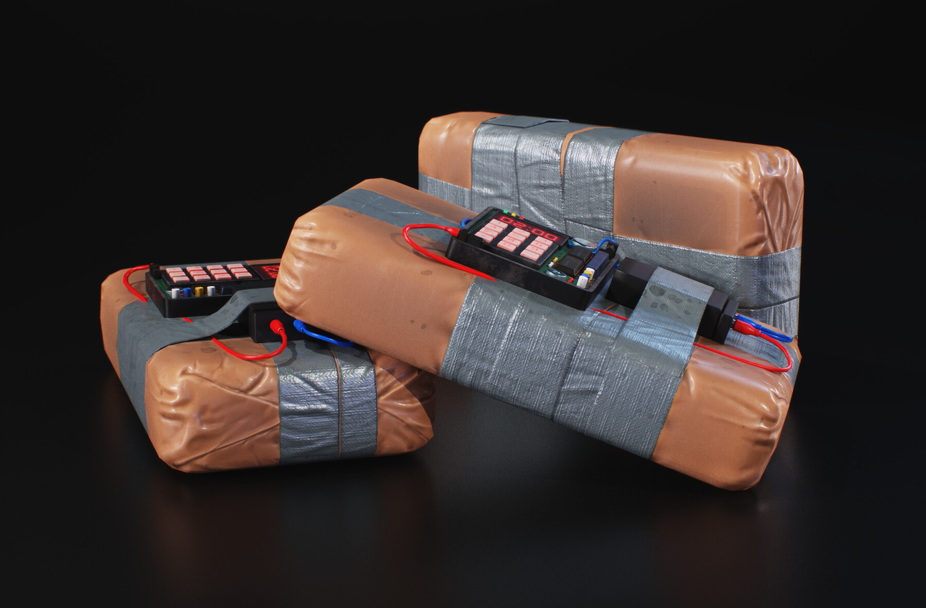 ArtStation - C4 explosives (Real Time) | Game Assets