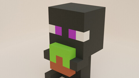 ArtStation - Enderman Baby Minecraft | Resources