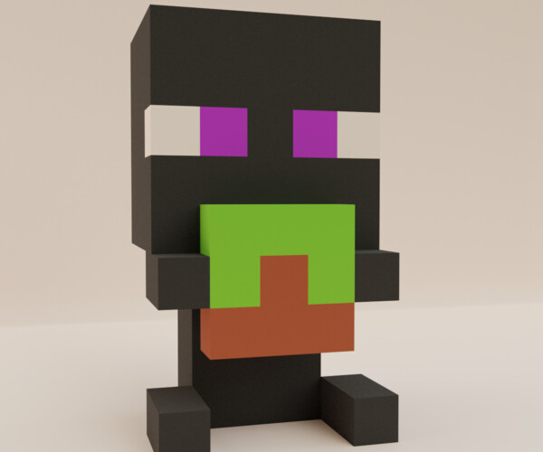 ArtStation - Enderman Baby Minecraft | Resources
