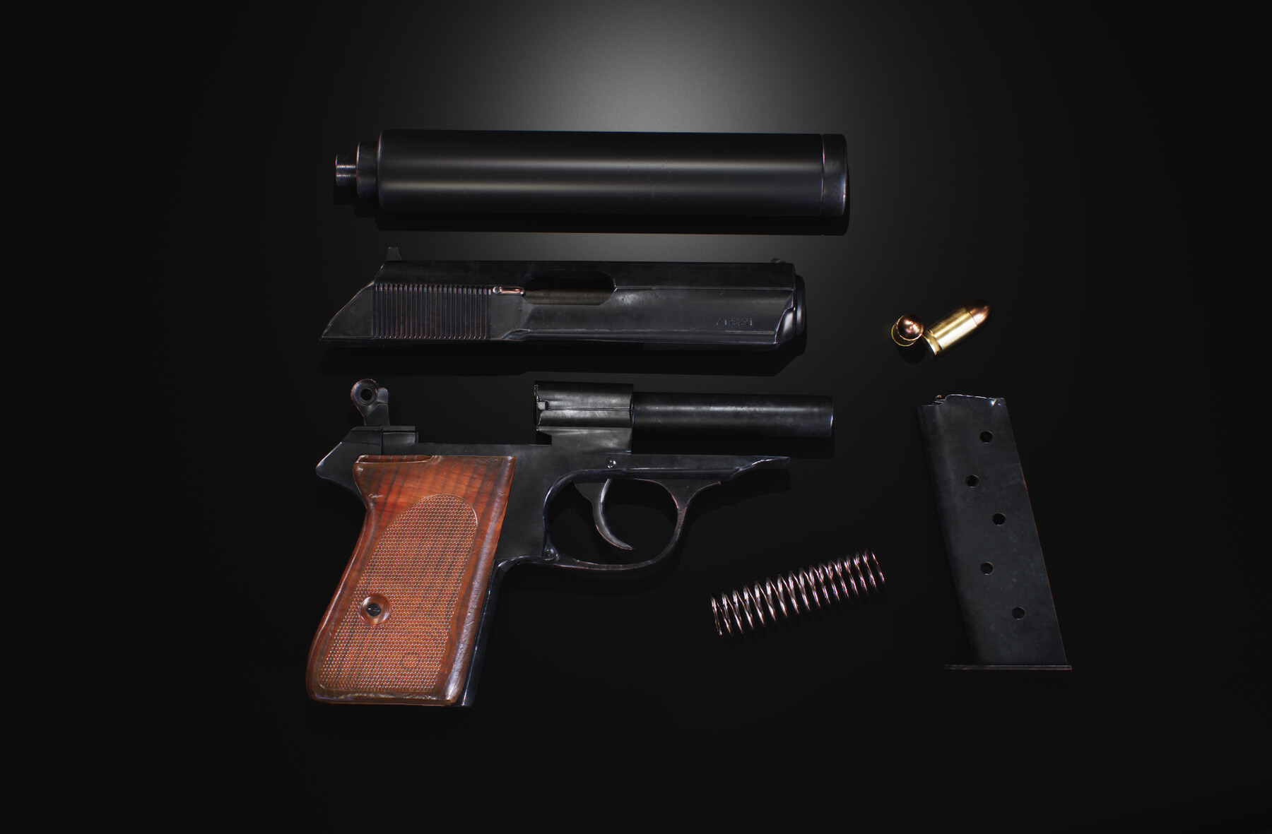 ArtStation - PP72 Silecened Pistol | Game Assets