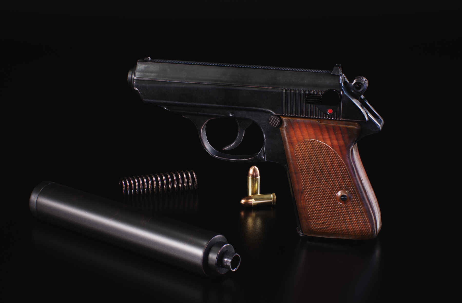 ArtStation - PP72 Silecened Pistol | Game Assets