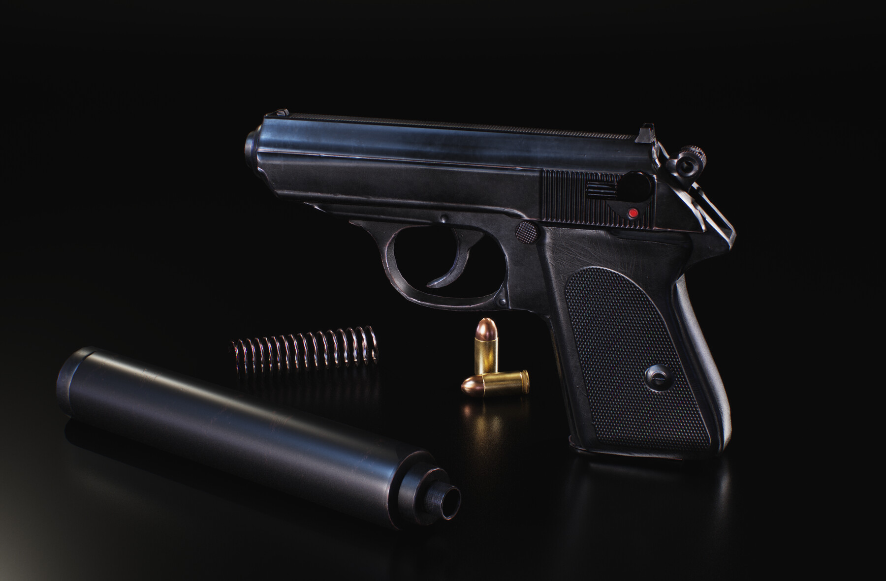 ArtStation - PP72 Silecened Pistol | Game Assets