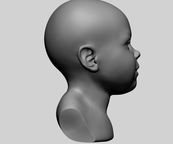 ArtStation - Baby Head | Resources