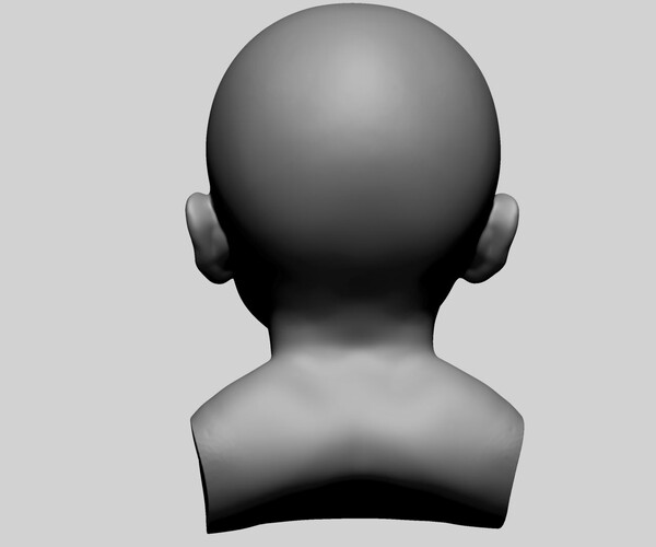 ArtStation - Baby Head | Resources