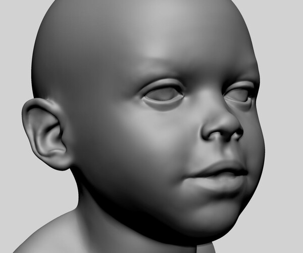 ArtStation - Baby Head | Resources