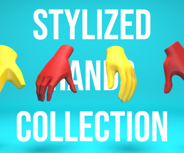 ArtStation - Stylized hands pack | Resources