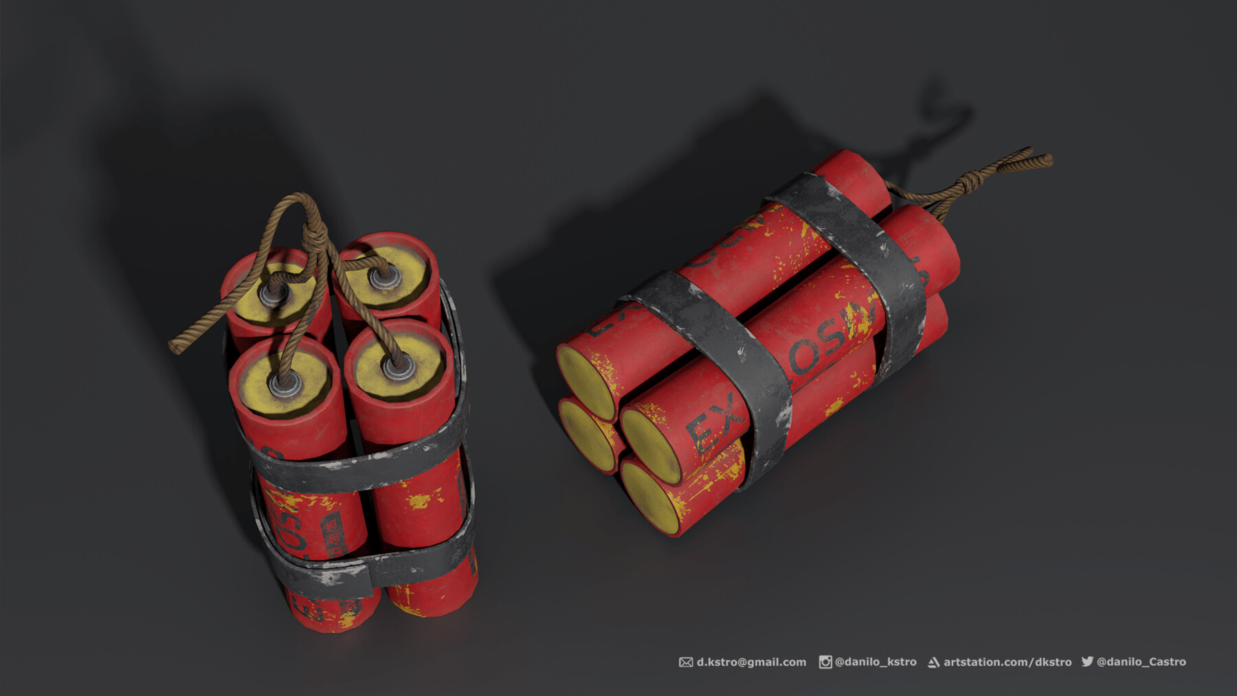 ArtStation - Dynamite | Lowpoly | 4k Textures | Game Assets