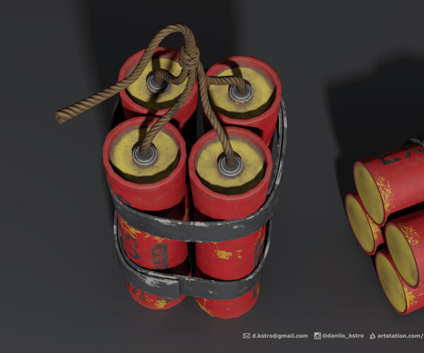 ArtStation - Dynamite | Lowpoly | 4k Textures | Game Assets