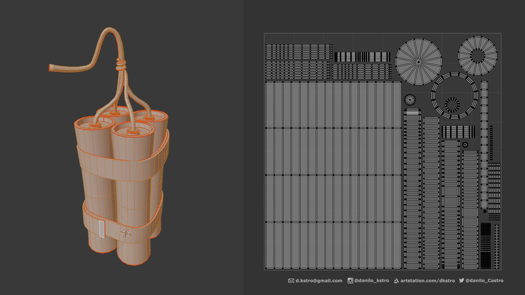 ArtStation - Dynamite | Lowpoly | 4k Textures | Game Assets