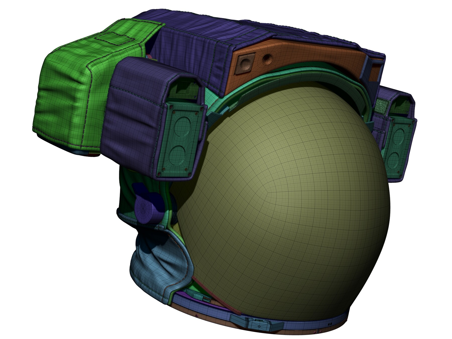 ArtStation - Astronaut Space Helmet High Poly 3d model (ZTL/OBJ ...