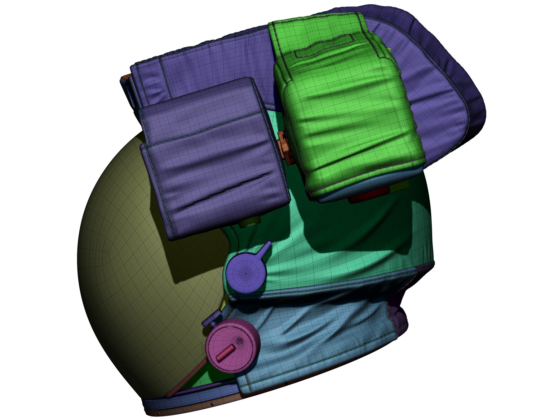 ArtStation - Astronaut Space Helmet High Poly 3d model (ZTL/OBJ ...