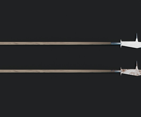ArtStation - Ancient and Medieval Polearms | Game Assets