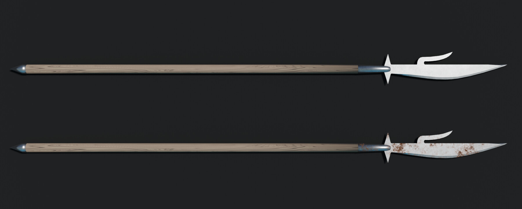 ArtStation - Ancient and Medieval Polearms | Game Assets