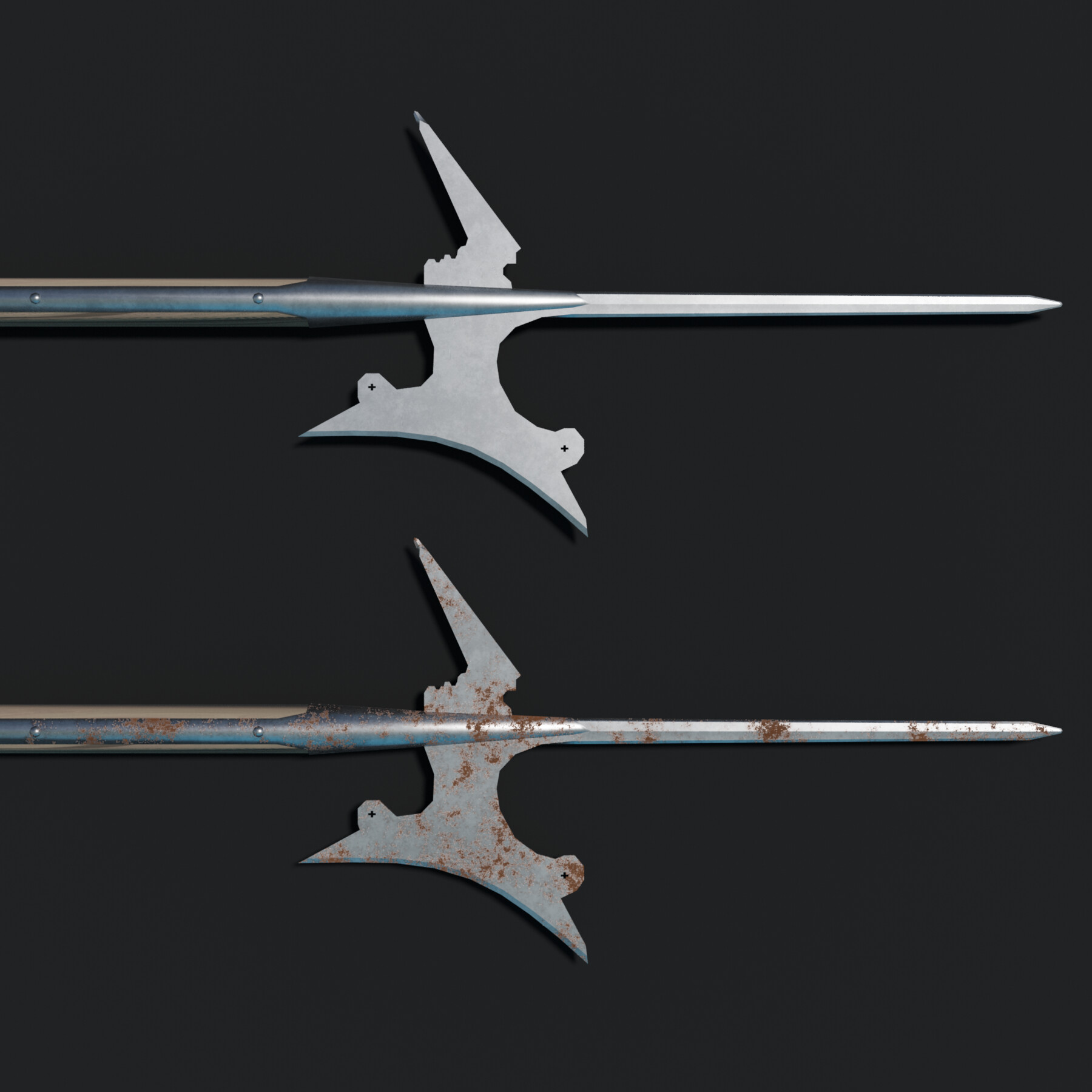 ArtStation - Ancient and Medieval Polearms | Game Assets