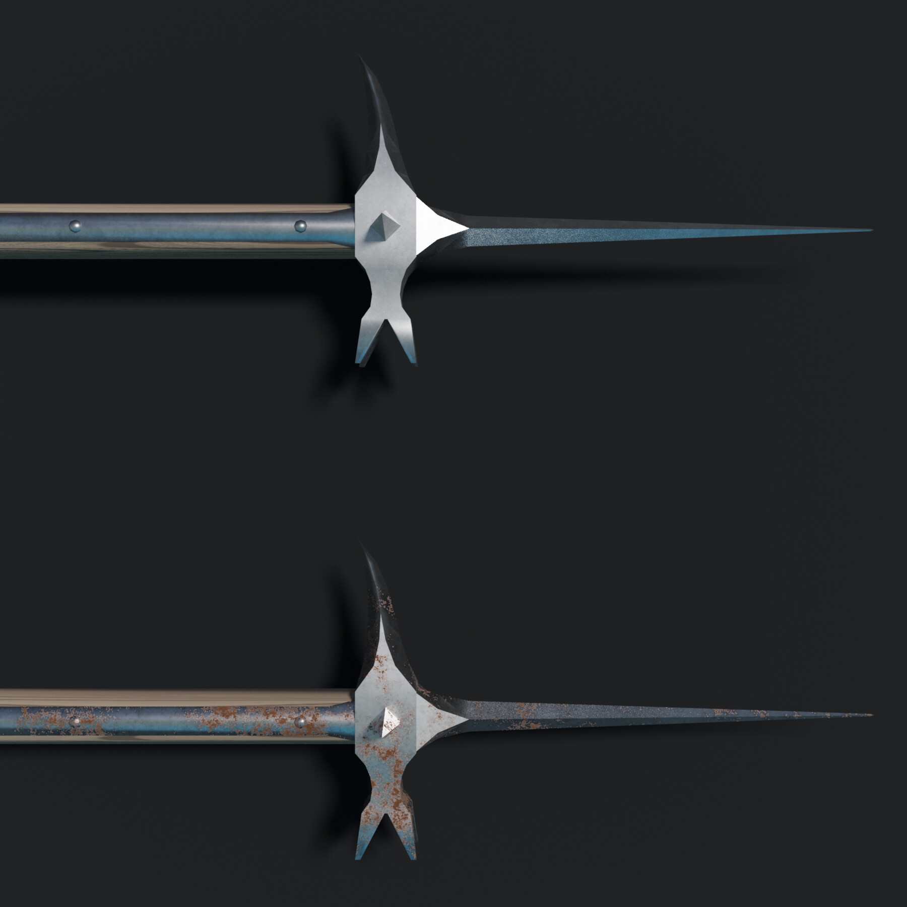 ArtStation - Ancient and Medieval Polearms | Game Assets