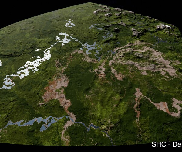 ArtStation - Large scale procedural terrain generator with 3D cities ...