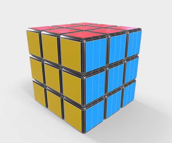 ArtStation - Rubiks Cube | Game Assets