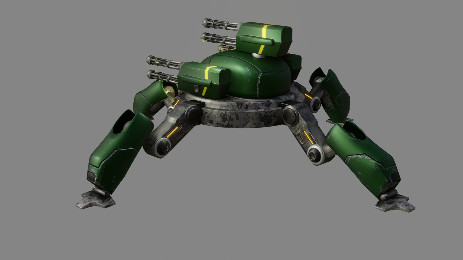 ArtStation - Sci Fi Quad Bot - Low Poly - Game Ready - PBR | Game Assets