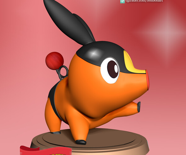 ArtStation - Tepig - Pokemon Go | Resources