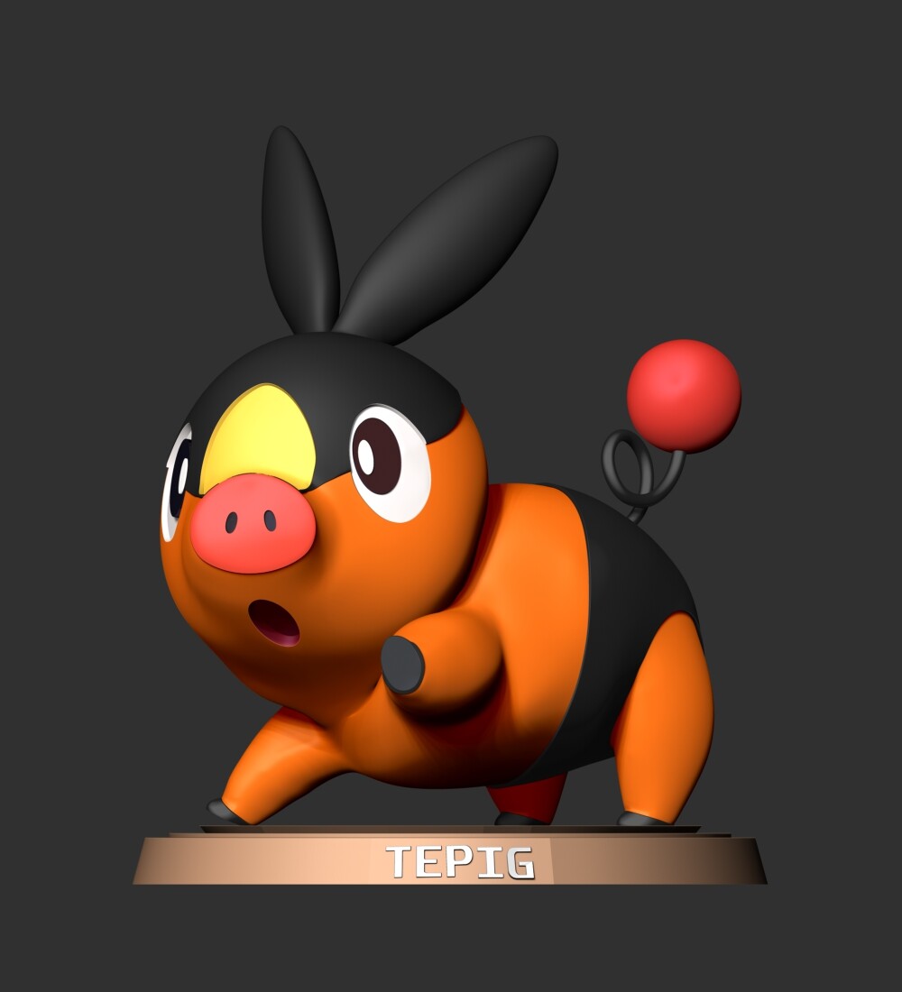 ArtStation - Tepig - Pokemon Go | Resources
