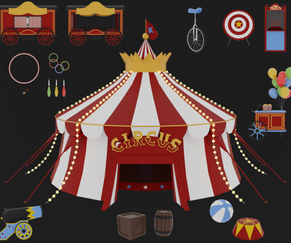ArtStation - Circus | Game Assets