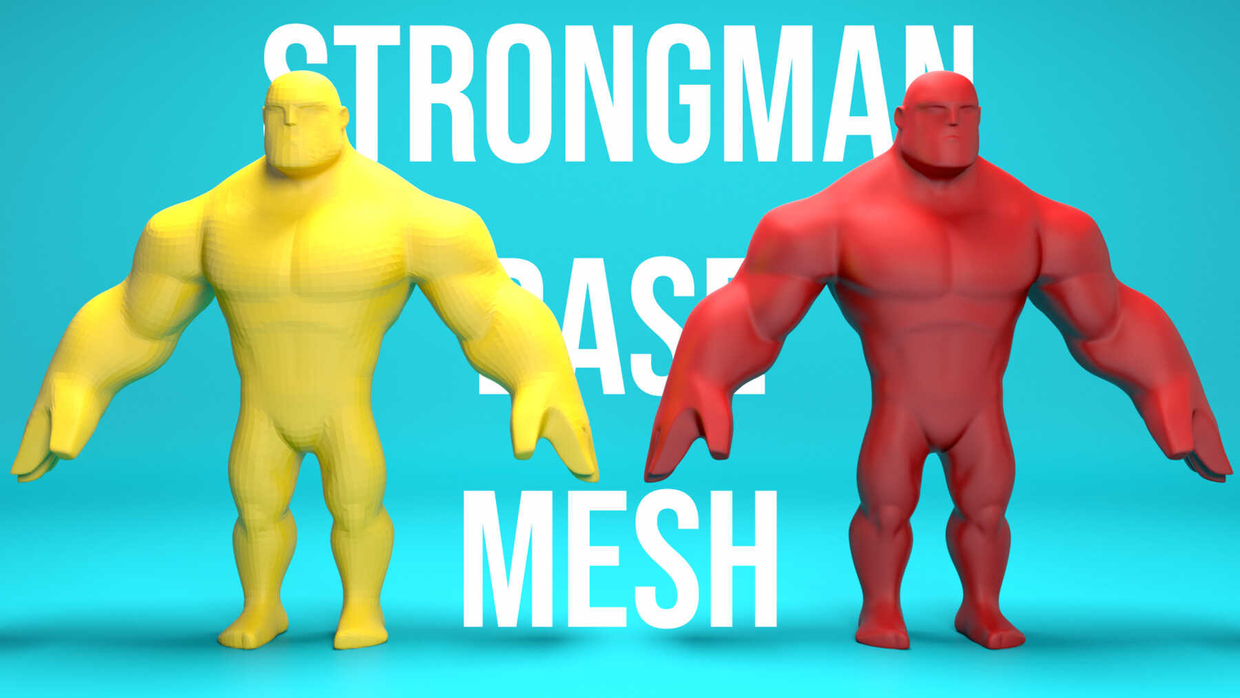 ArtStation - Strong man Basemesh | Resources