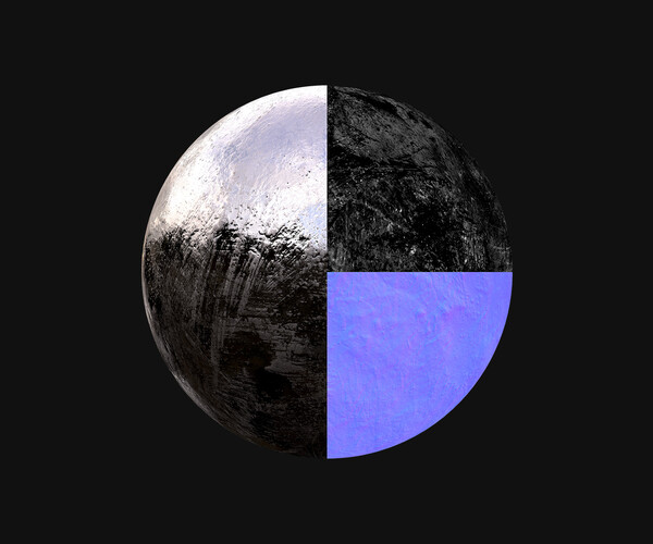 ArtStation - Grunge Map 03 - Roughness And Normal Map | Resources