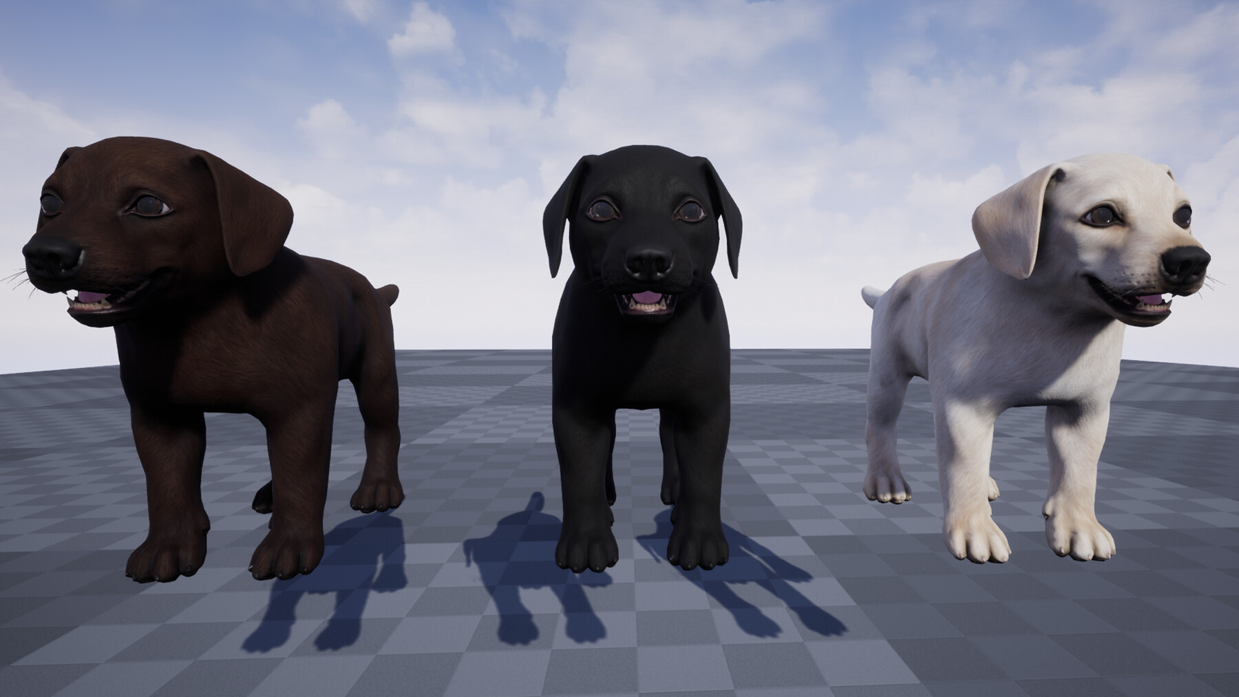 ArtStation - Puppy - Labrador | Game Assets